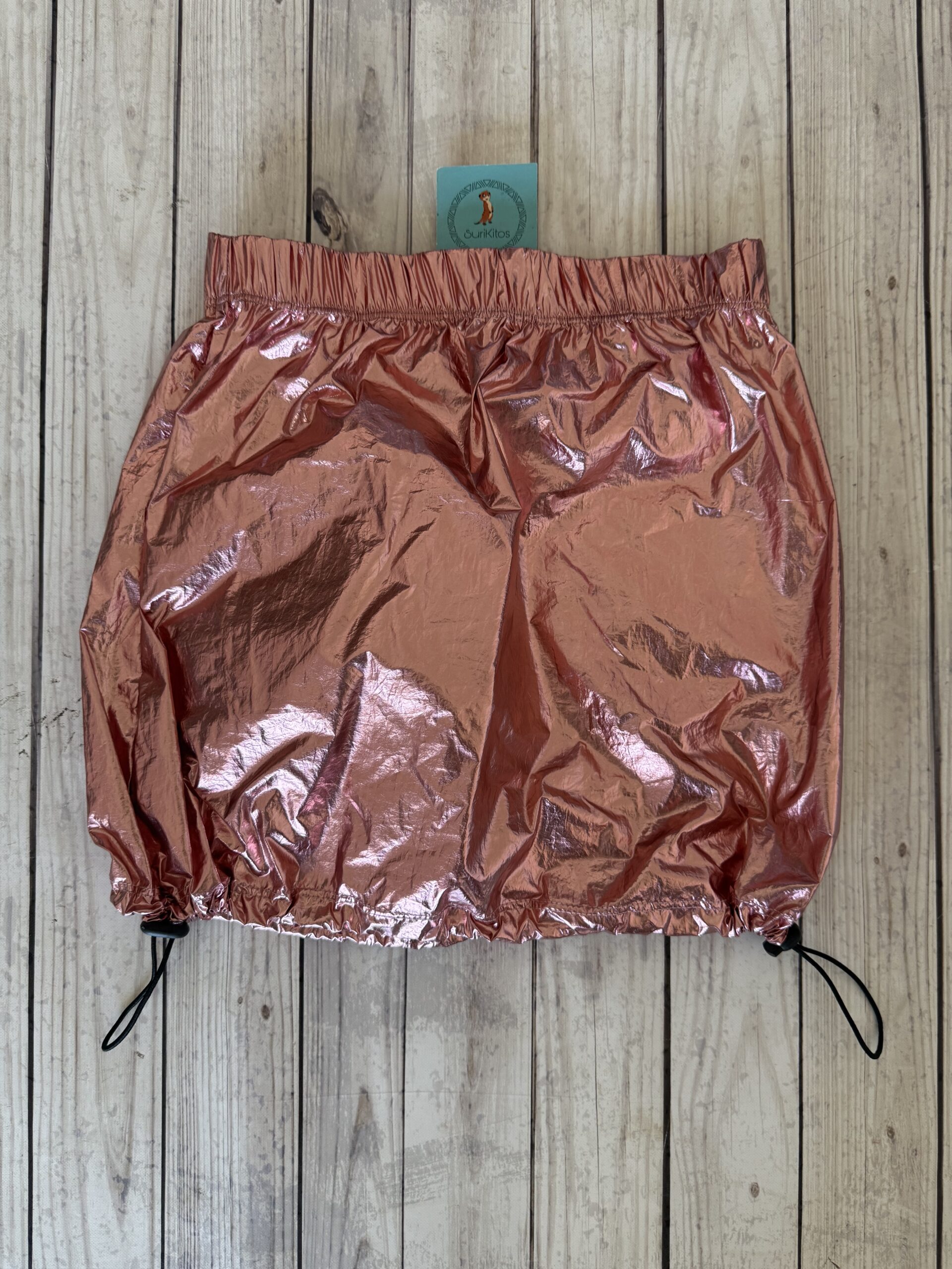 POLLERA PARACHUTE METALIZADA ROSA – Surikitos